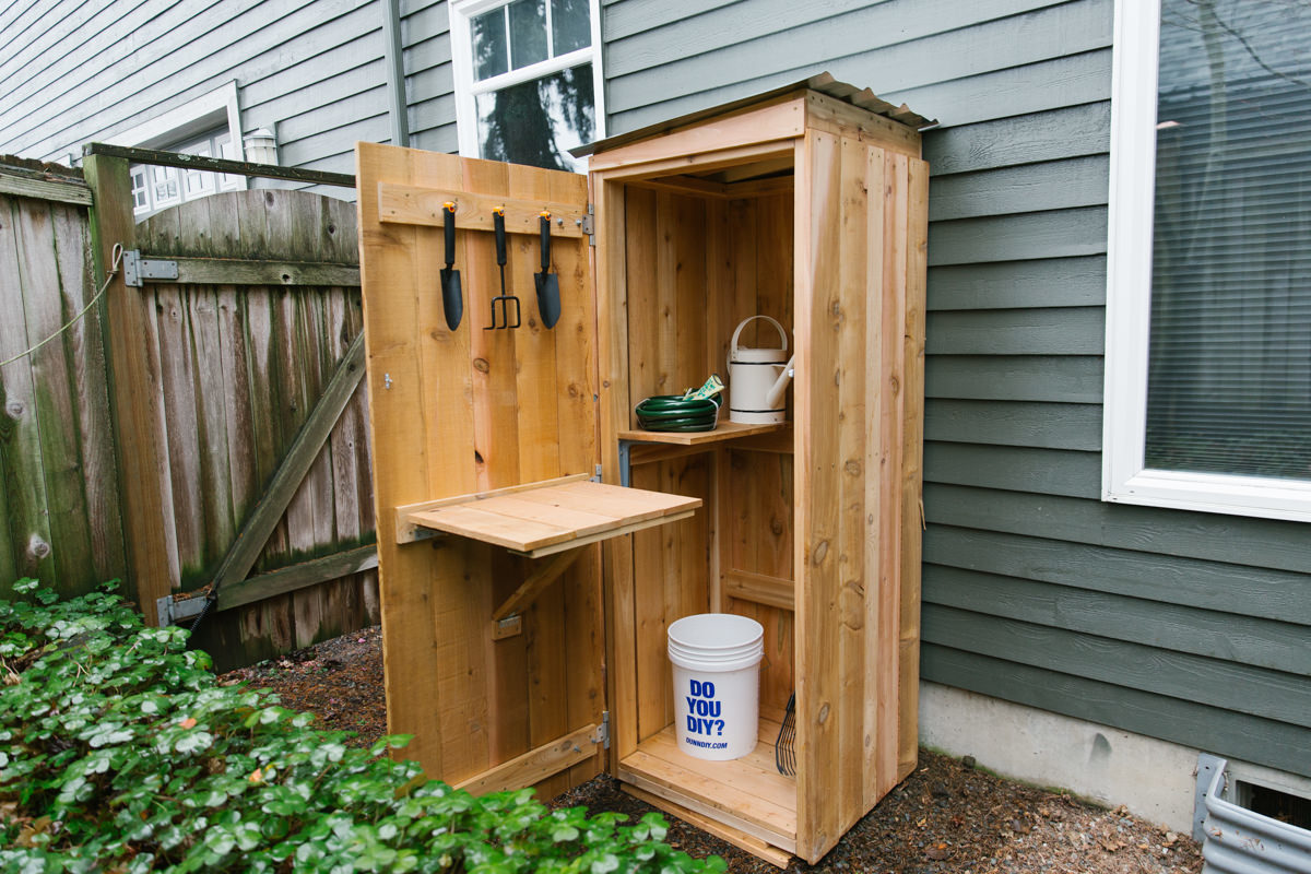 How To Build A DIY Garden Storage Shed Small Storage Shed