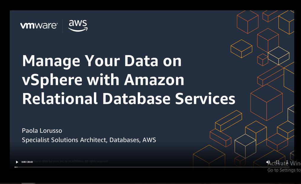 Download Manage Your Data on vSphere with Amazon Relational Database Services Whitepaper ...