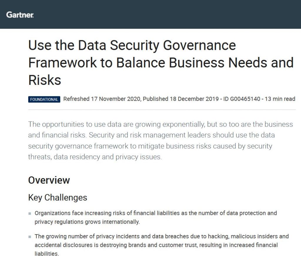 Download Use the Data Security Governance Framework to Balance Business ...