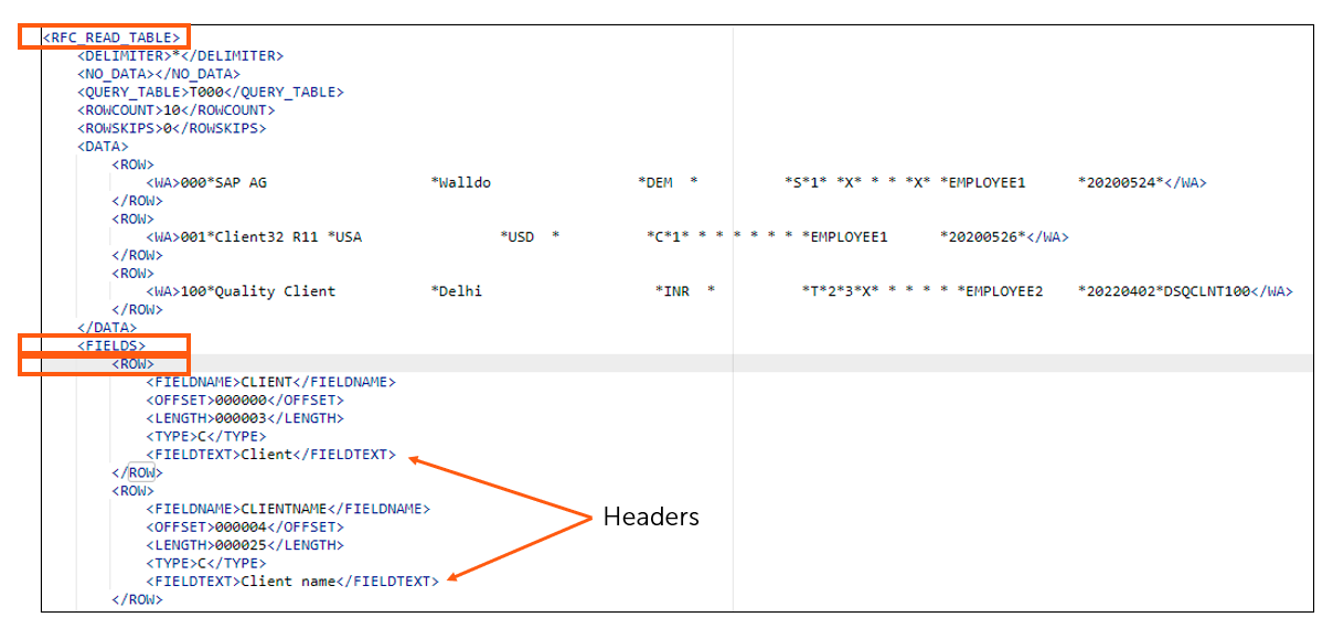 Parsing Xml Response From Sap Rfc Api Automation Anywhere Rpa