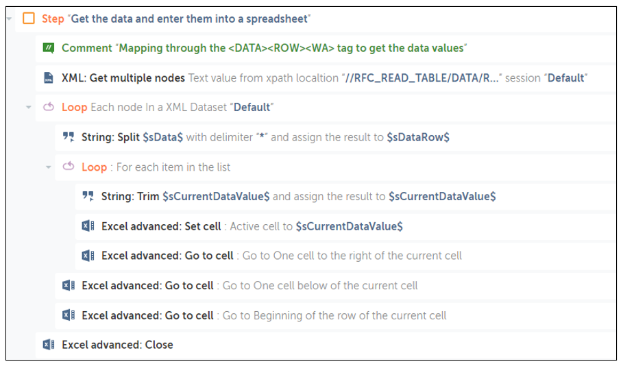 Parsing Xml Response From Sap Rfc Api Automation Anywhere Rpa