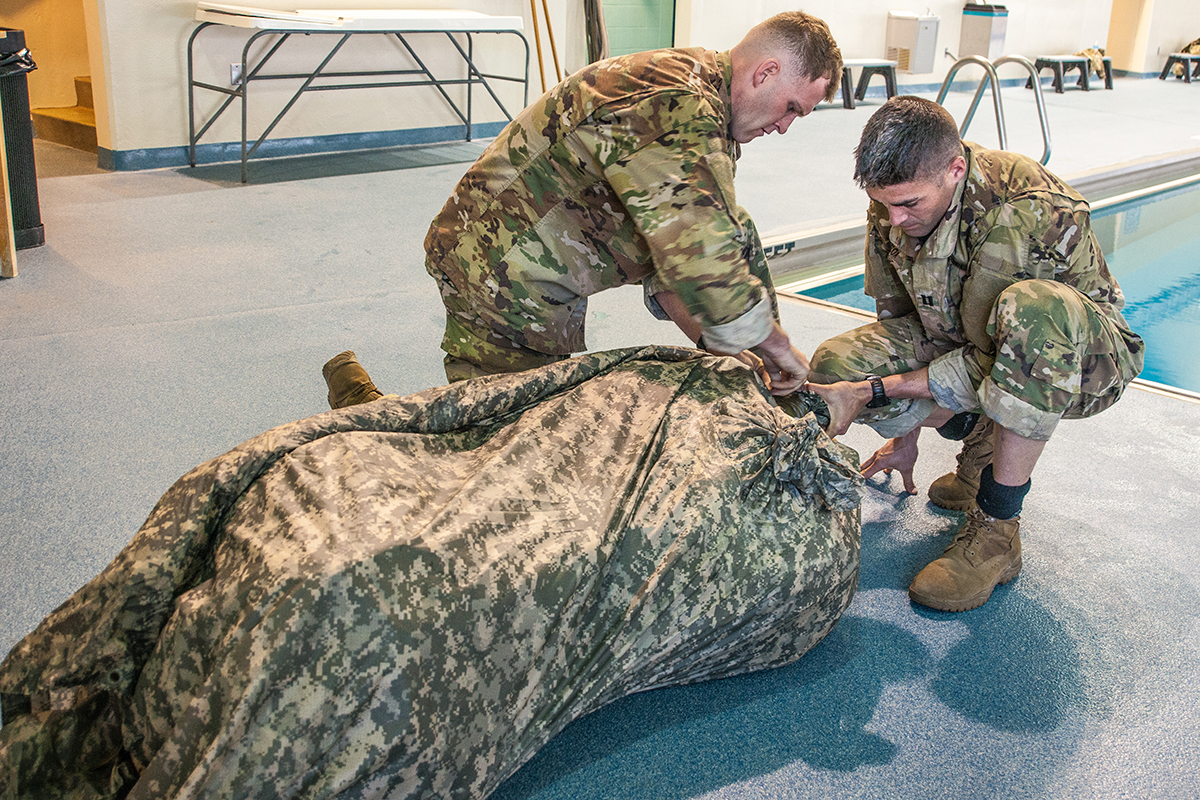 Officers poncho raft – U.S. Army Fort Leonard Wood