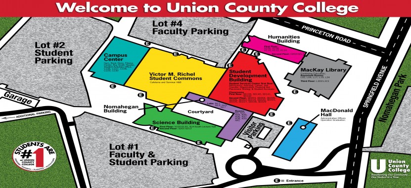 Union County College Campus Map Interactive Map | Images and Photos finder