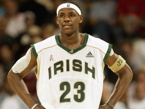 Did Lebron James Go To College