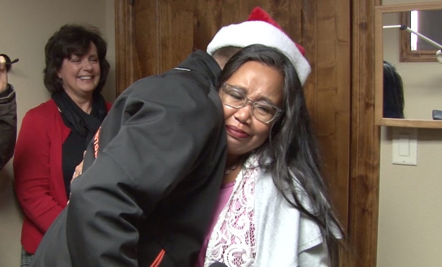 Secret Santa surprises a woman with a new smile for Christmas - East ...