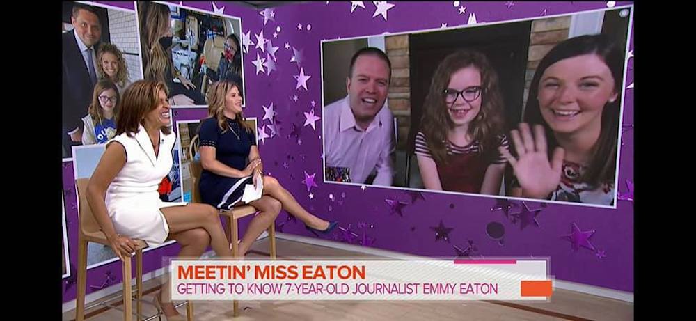 'Meetin' Miss Eaton!' 7 Questions journalist appears on TODAY - East ...