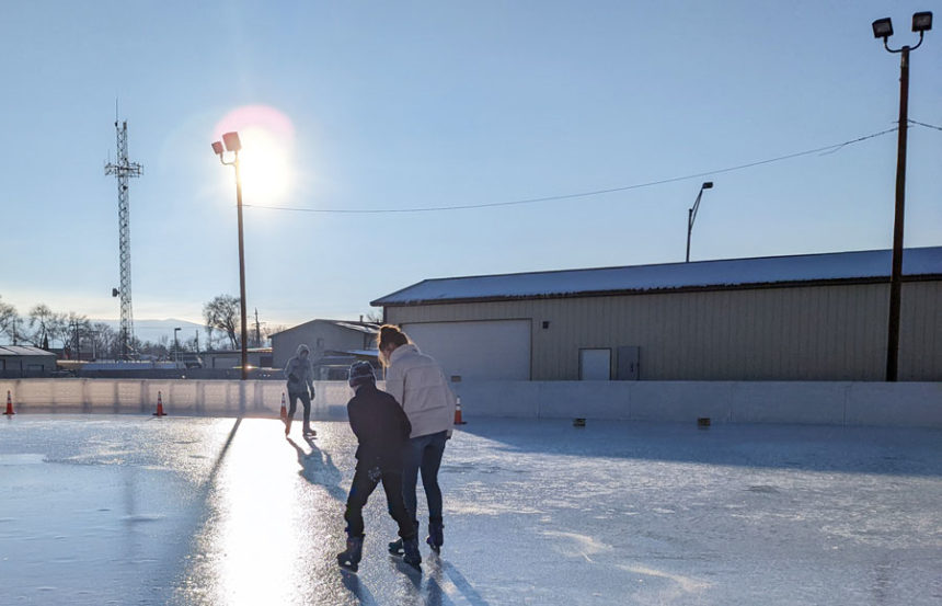 Chubbuck open-air skating rink open for icy business - East Idaho News