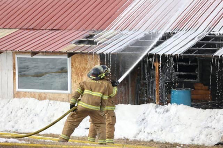 Newly remodeled event center burns in fire - East Idaho News