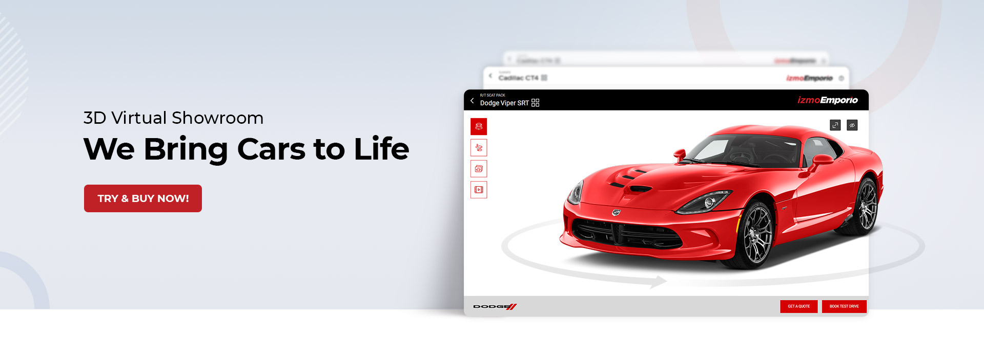 izmo Emporio - 3D Digital Retailing for Automotive Car Dealers