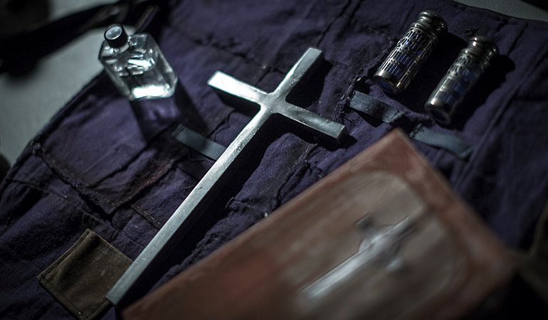Notes From the Set: Rev. Anderson’s Exorcism Kit – Outcast on Cinemax