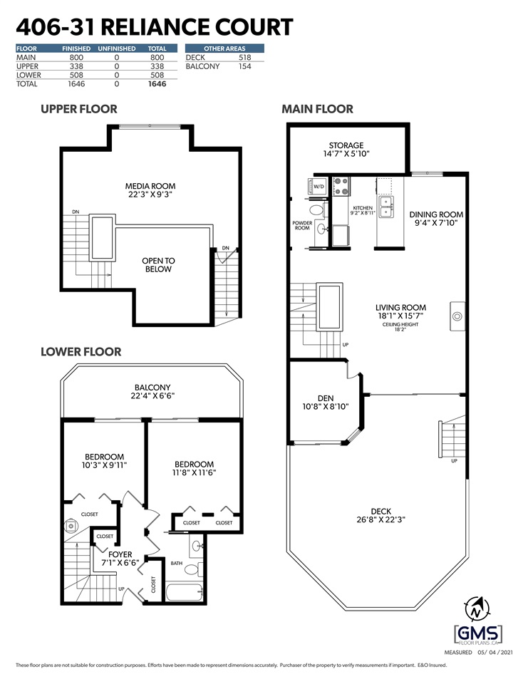#406 31 Reliance Court, New Westminster, BC, V3M 6C6 | R2579120 | The ...