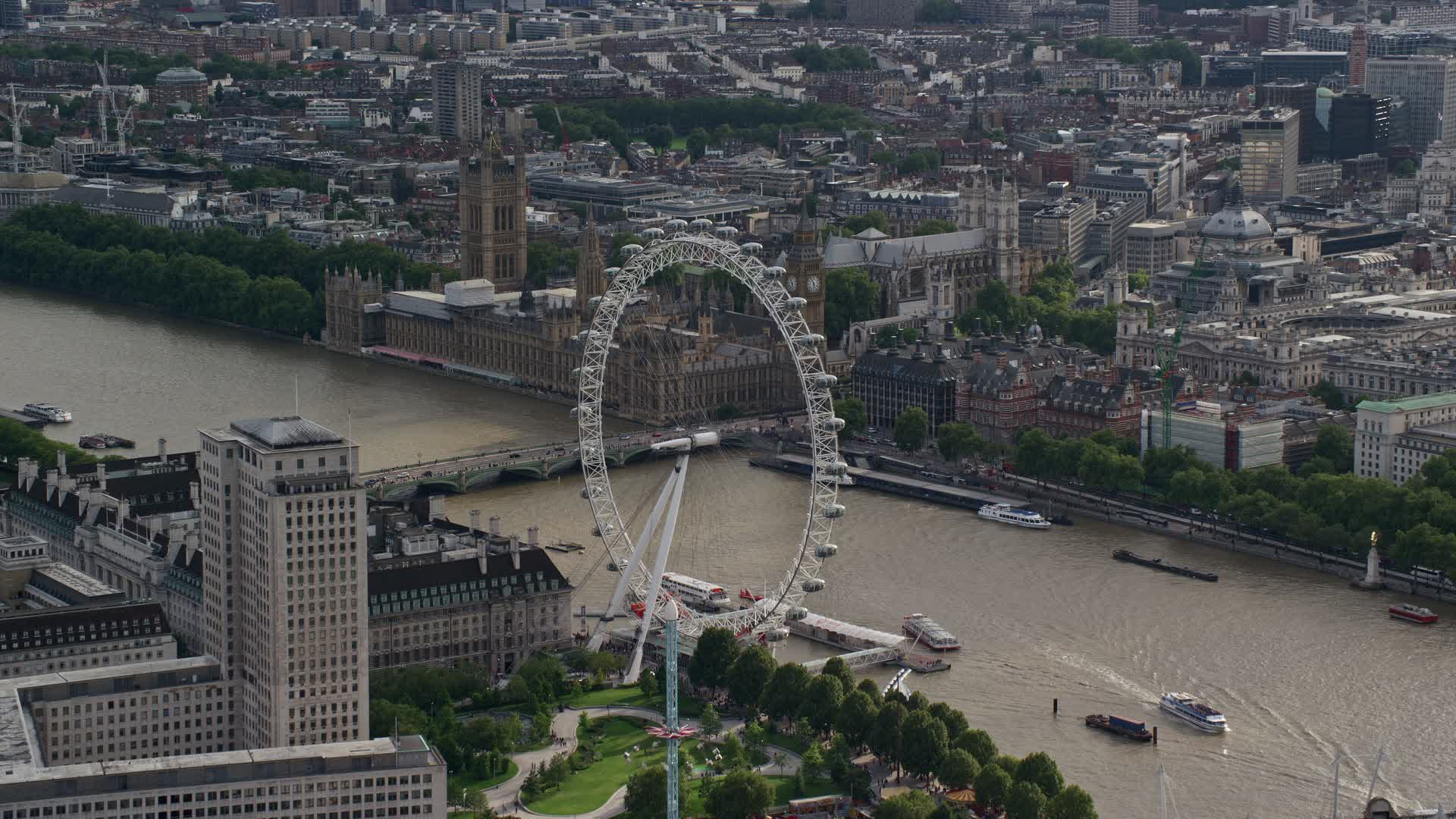 London Eye, England Aerial Stock Footage - 87 Videos | Axiom Images