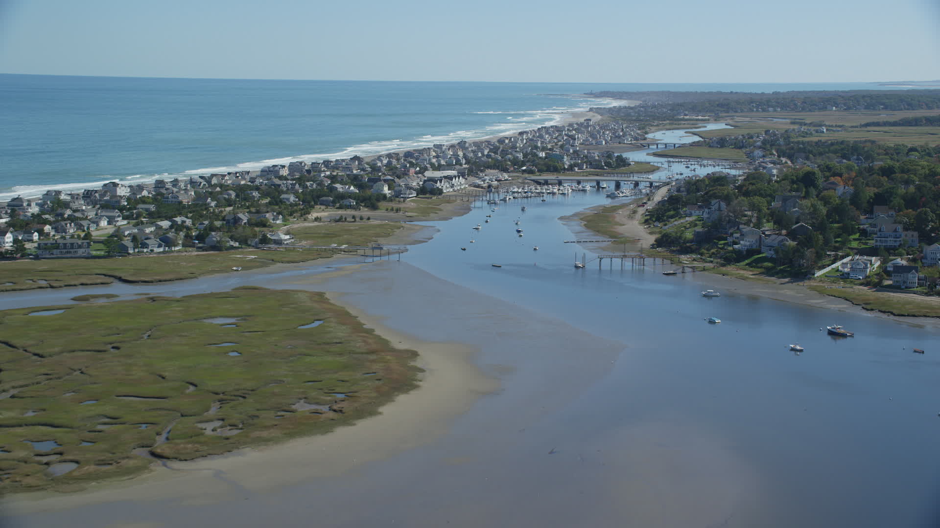 Humarock, Massachusetts Aerial Stock Footage - 7 Videos | Axiom Images