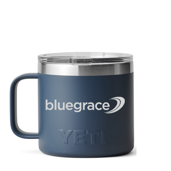 Engraved Rambler Mug 14 oz. | BlueGrace Logistics