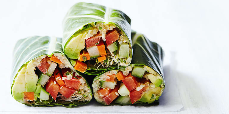 Crunchy Veggie Wraps Recipe | The Beachbody Blog