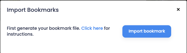 How to import your chrome bookmarks to Stacks