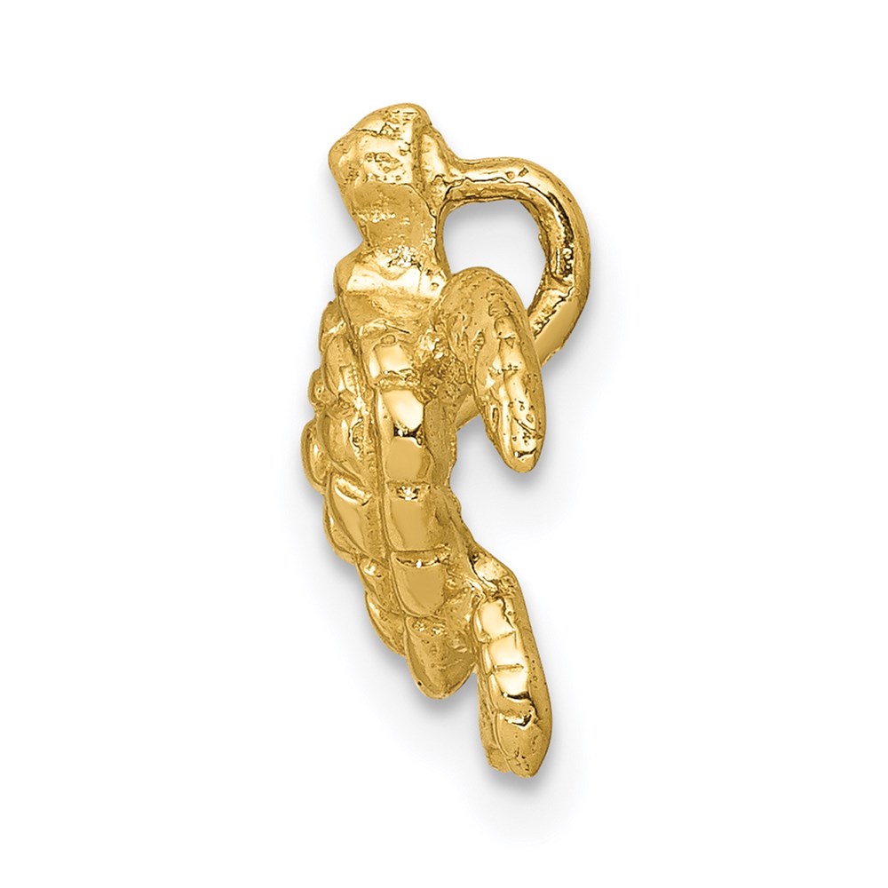 14k Yellow Gold Small 13mm or Medium 18mm Sea Turtle Slide Pendant | eBay