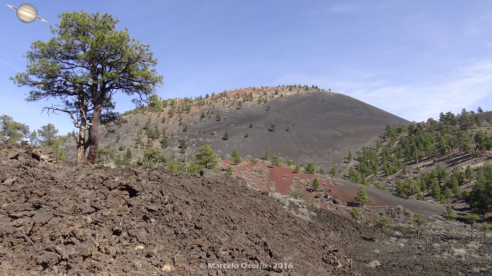 Frozen Lava Fields at Sunset Crater Volcano - Arizona - Viagem.Space ...