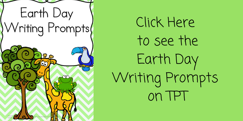 Earth Day Writing Prompts- Learning to Write is fun! Cute Writing Paper!