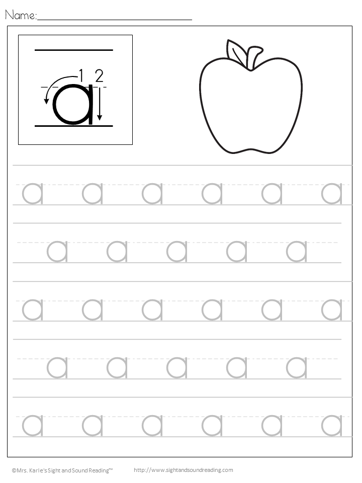 Preschool Handwriting Worksheets Free Practice Pages