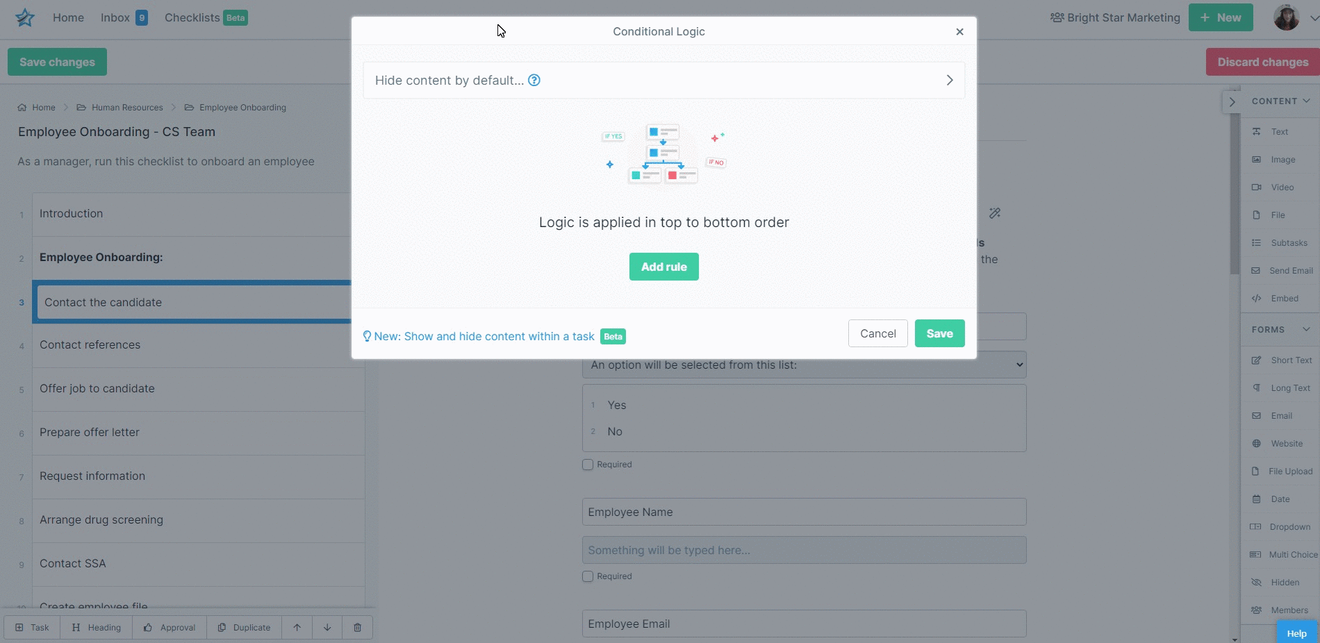Conditional Logic – Process Street Help