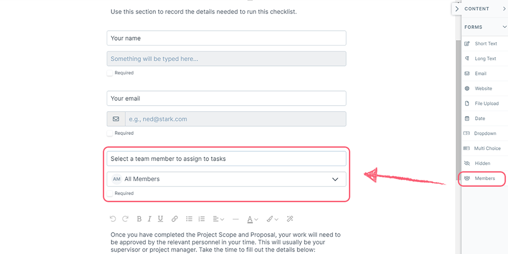 5 – Adding Form Fields - Process Street Help Center