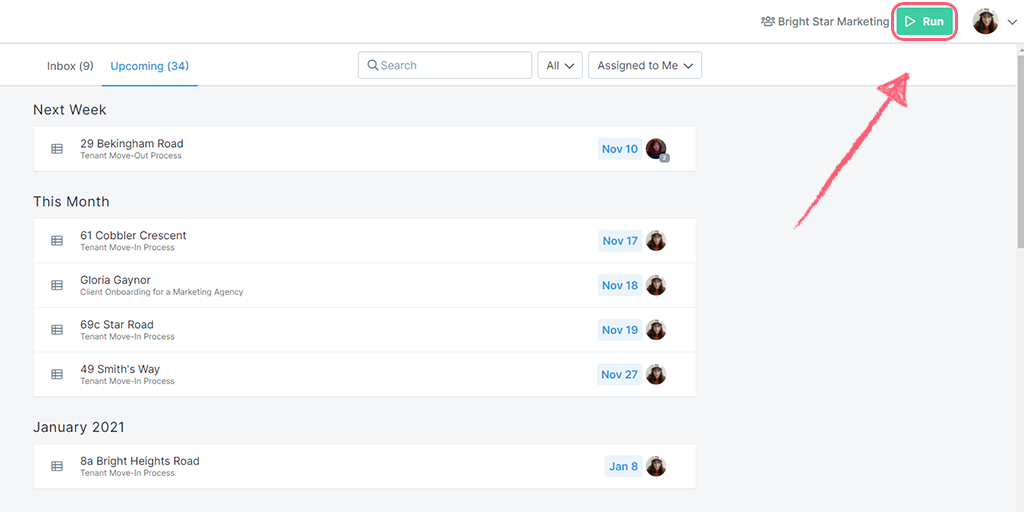 Improved Navigation And Template Dashboard Process Street Help Center