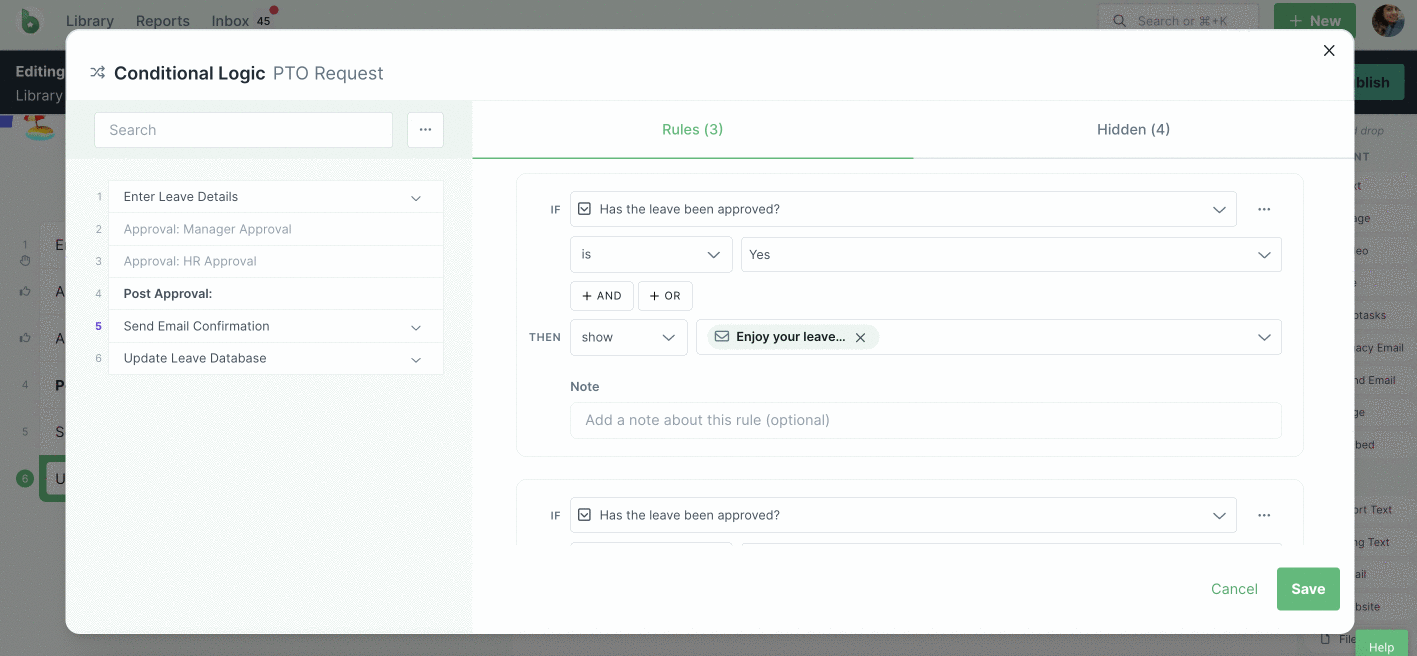 Conditional Logic in Workflows