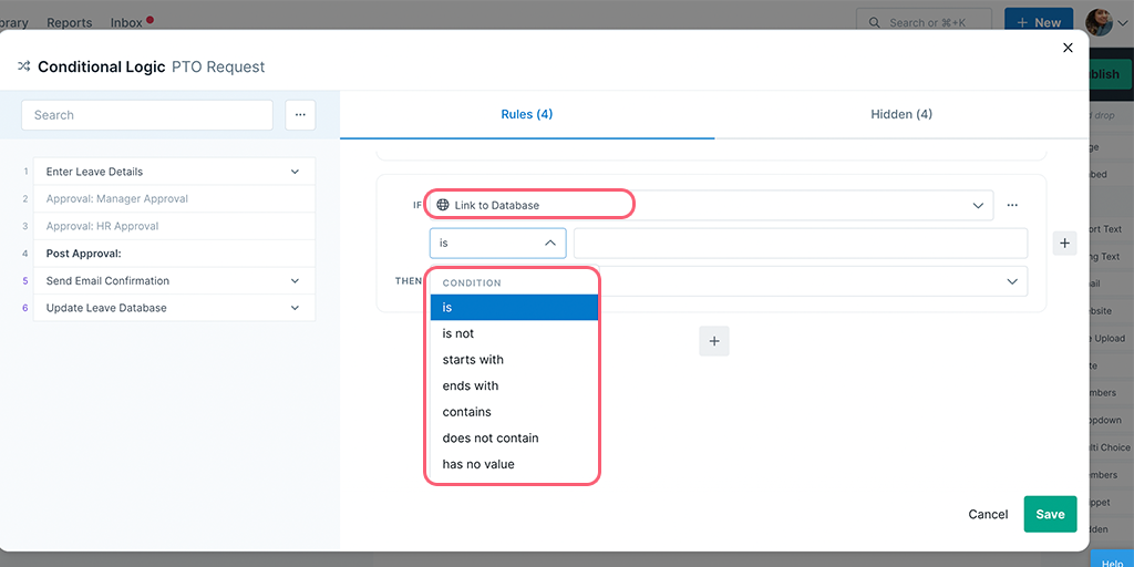 Conditional Logic in Workflows