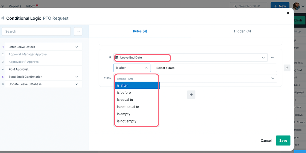 Conditional Logic in Workflows