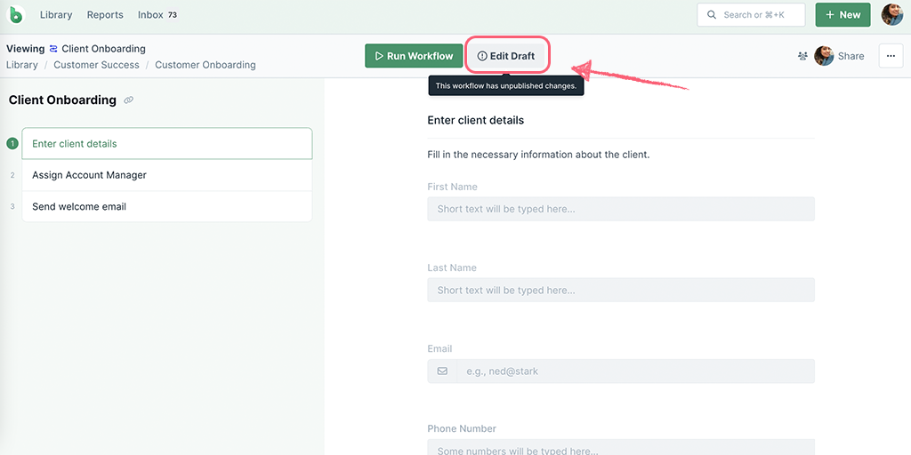 Basics of Creating and Editing Workflows