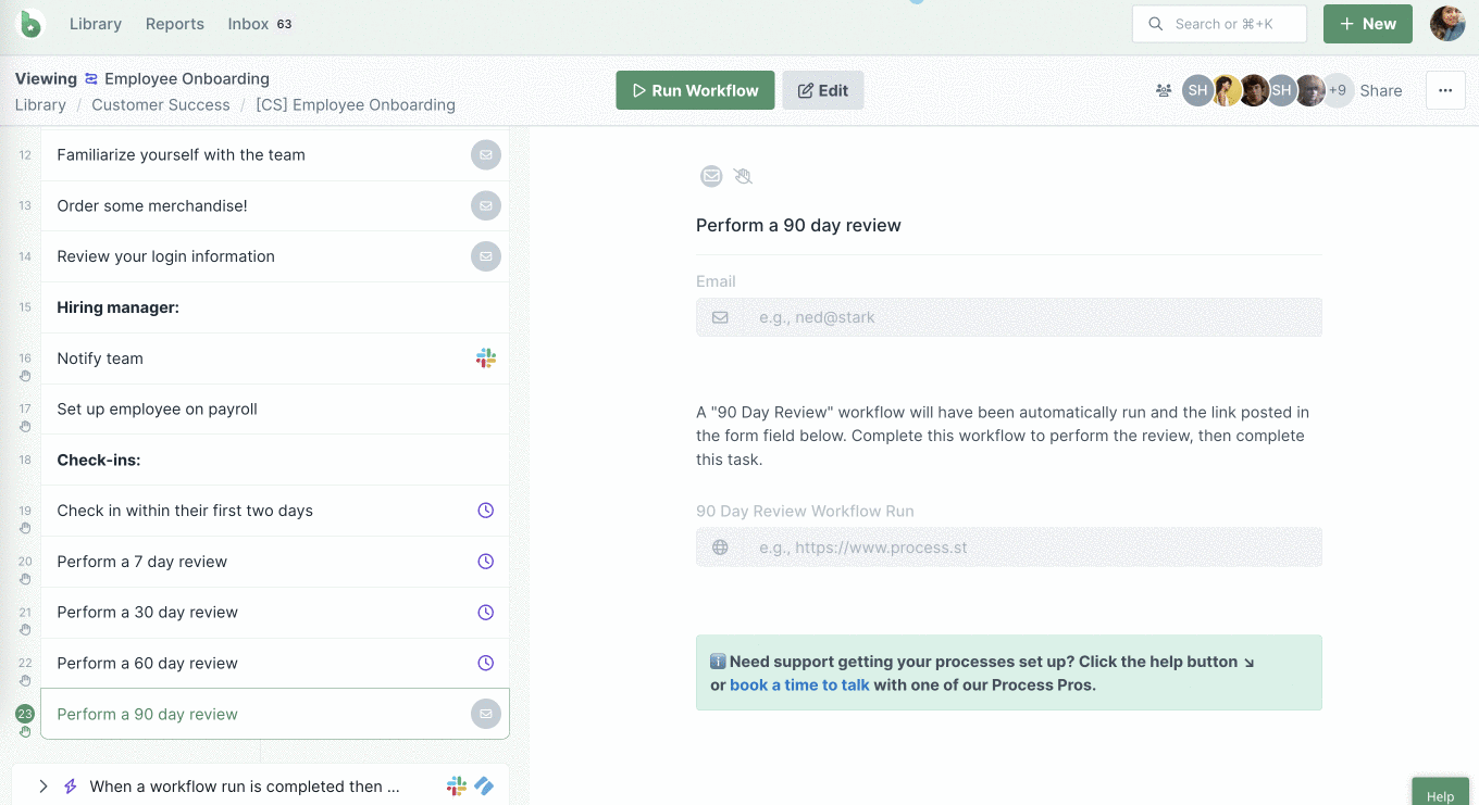 Making Changes to Workflows