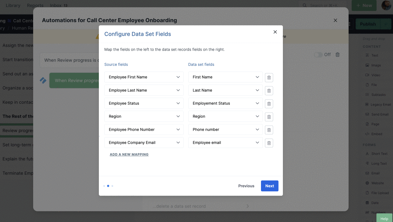 Data Set Automations 5309