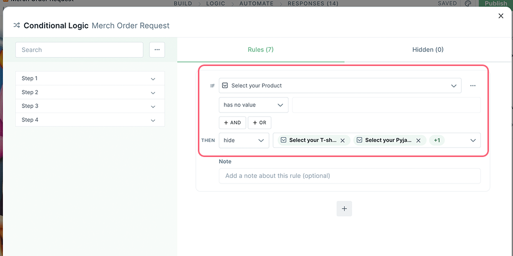 Conditional Logic for Forms