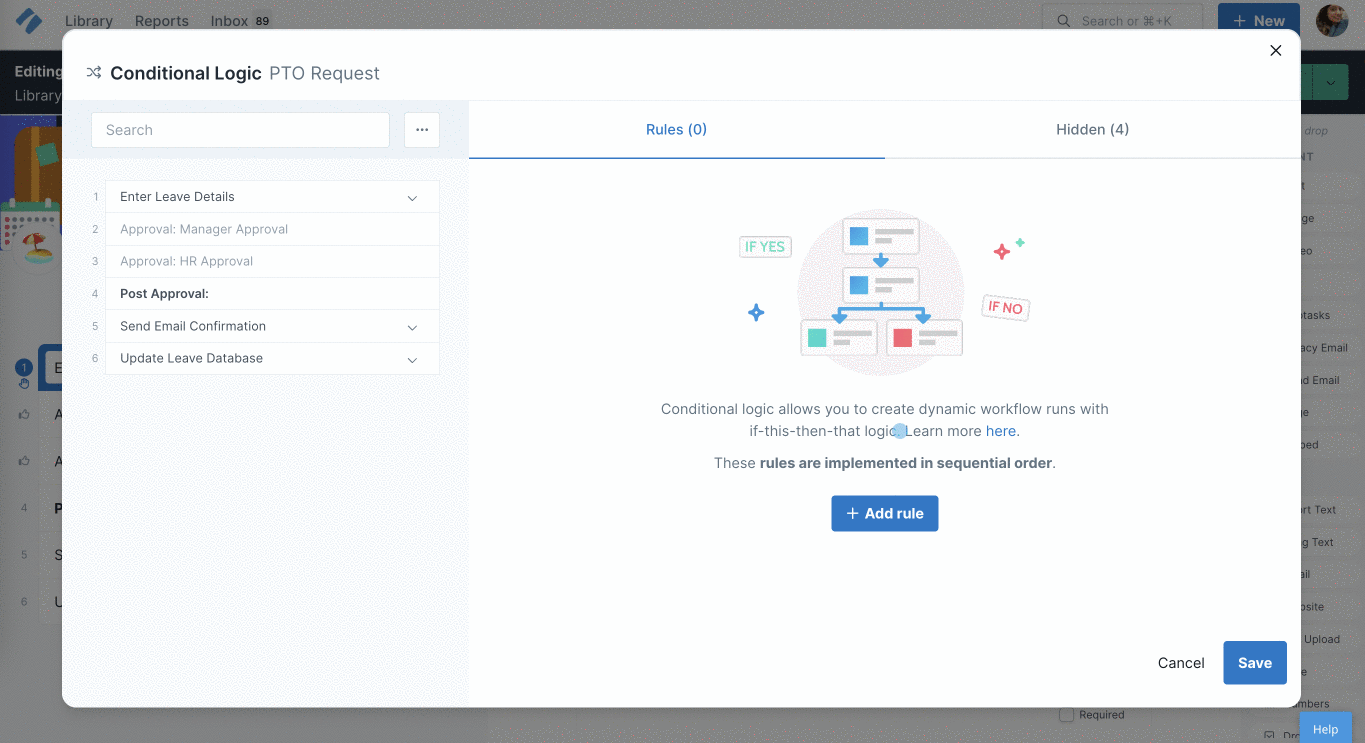 Conditional Logic in Workflows