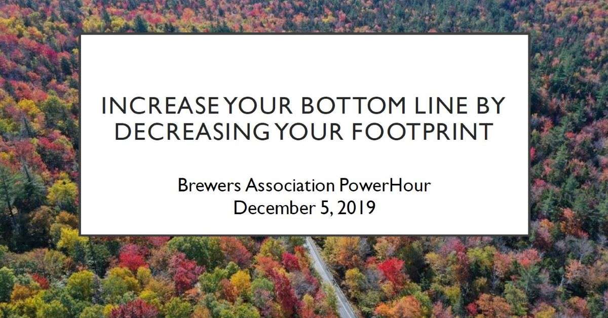 Increase Your Bottom Line by Decreasing Your Footprint