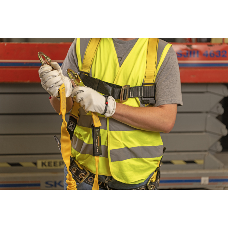 Non-shock Absorbing Lanyard Guardian Fall Protection Adjustable Lanyard ...