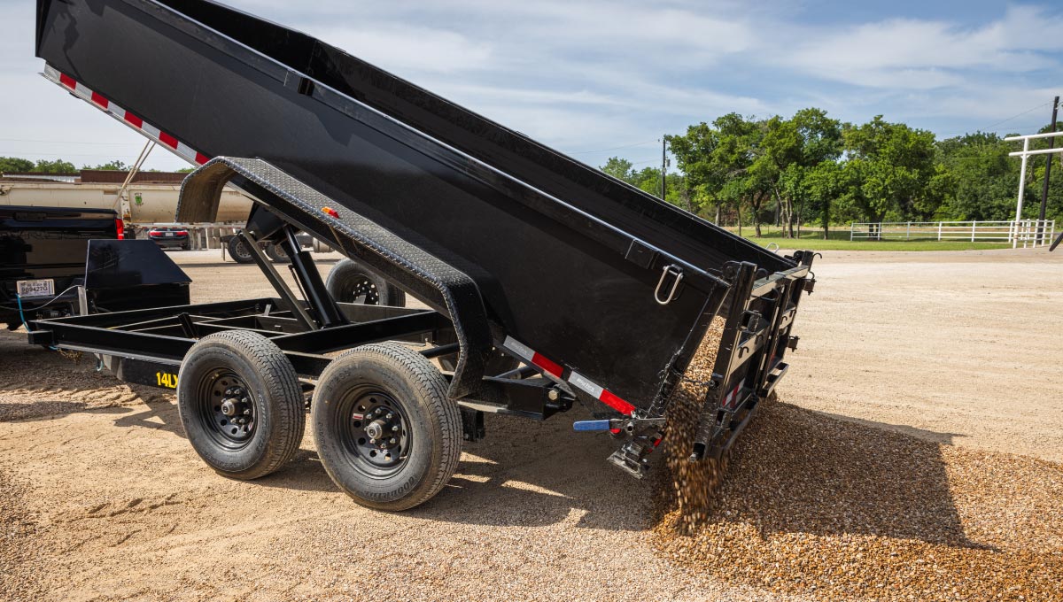 Big Tex 14LX, Dump, 83" x 14', 14K | Big Tex Trailer World