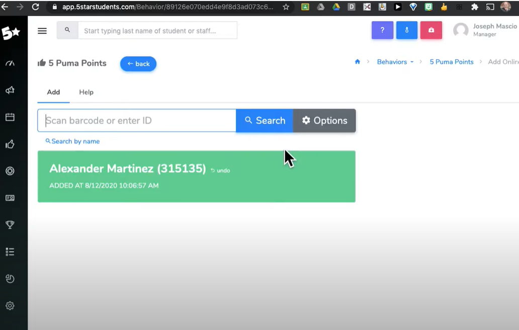 5-Star Students: Adding Points to Any Student · Alludo