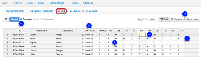 Illuminate: Entering Student Scores Manually · Alludo