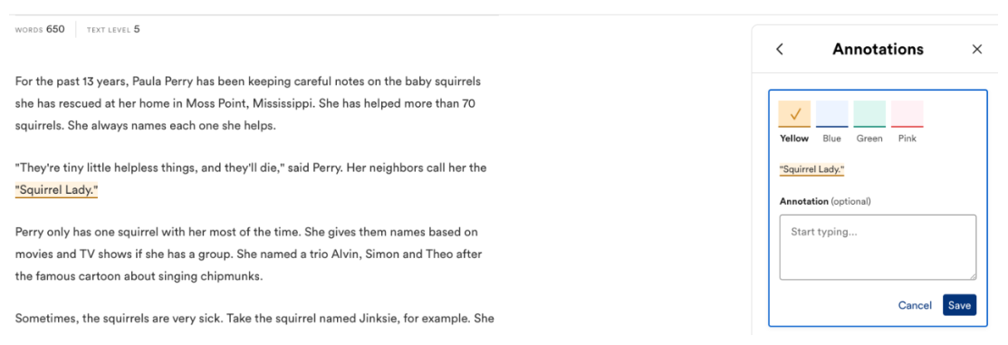 Newsela: Using Annotations · Alludo