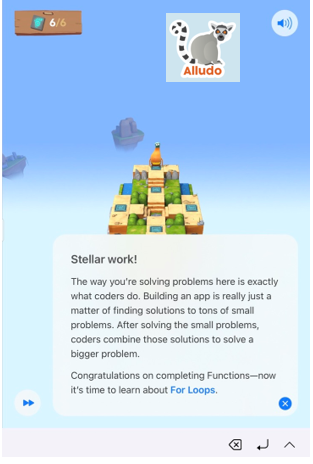 Swift Playgrounds: Getting Started with Learn to Code 1 - Functions · Alludo