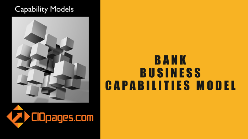 Bank Business Capabilities Model - Banking capability matrix