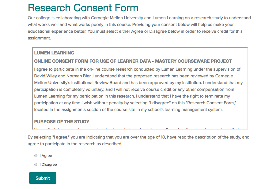 Research Consent And Communication Preferences Form Waymaker Faculty