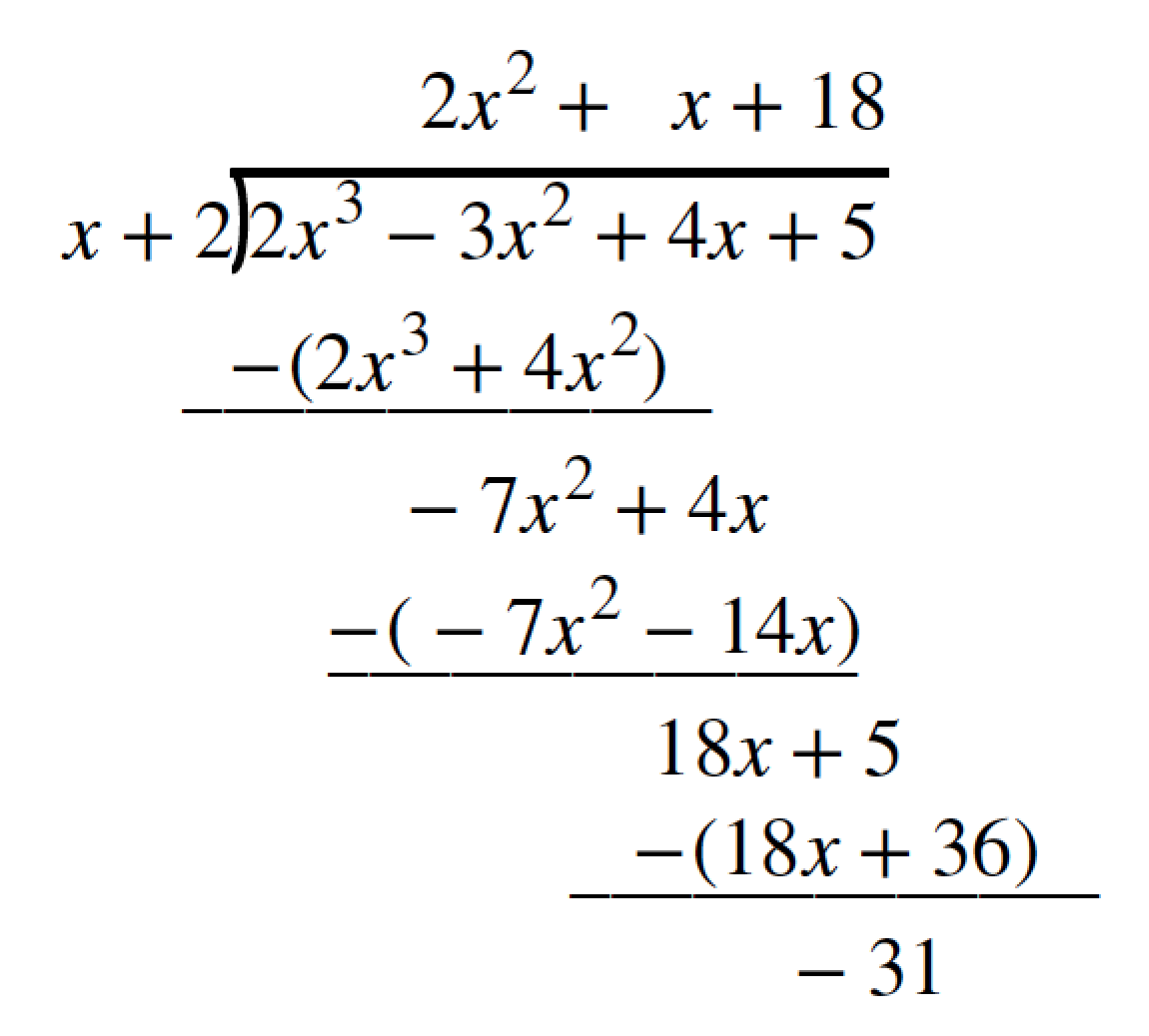 Long Division Polynomials Worksheet