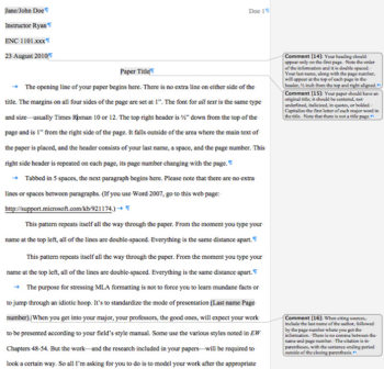 Text: MLA Document Formatting | Introduction to College Composition ...