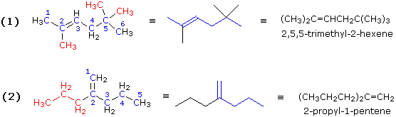 Alkeneiden Nime minen MCC Organic Chemistry Market Tay