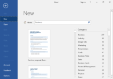 Creating a New Document from a Template | Microsoft Word