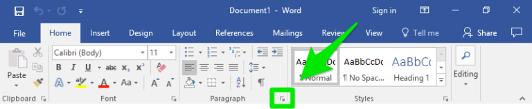 Tab Stops Microsoft Word