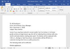 Assignment: Create Basic Document | Waymaker Computer Apps for Managers